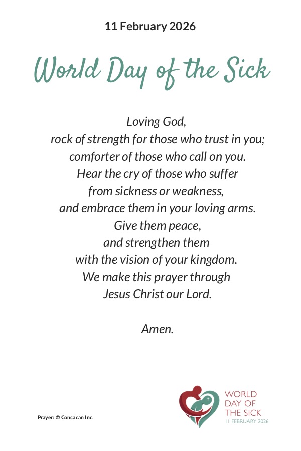 World Day of the Sick 2026 - Diocese of Antigonish